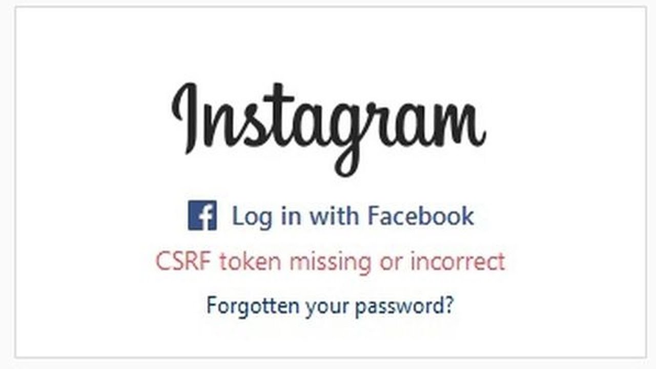 CSRF token is missing or incorrect Instagram – Izzy Laif – video review ...