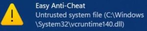 Easy Anti-Cheat Untrusted system file – FIX – Izzy Laif – video review ...