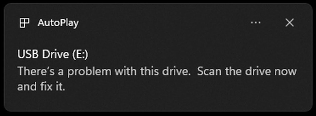 There is a problem with this drive scan now and fix it – Izzy Laif ...