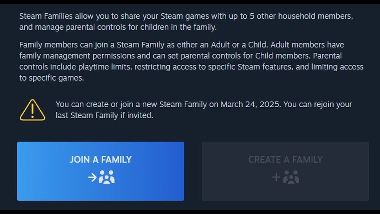 You can create or join a new steam family on date – Izzy Laif – video ...