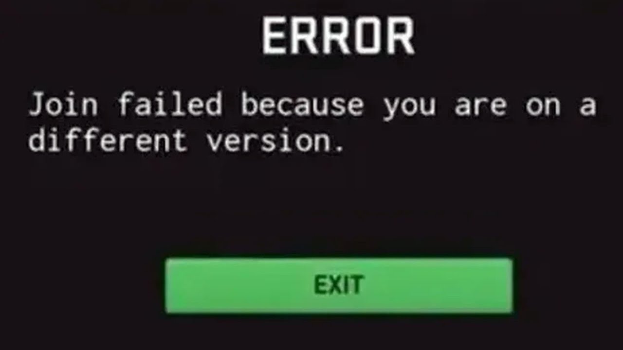 COD Join failed because you are on a different version – Izzy Laif ...