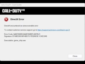 COD Call of Duty DirectX Unrecoverable Error Fix – Izzy Laif – video ...