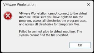 VMWare Workstation cannot connect to the virtual machine fix – Izzy Laif – video review ...